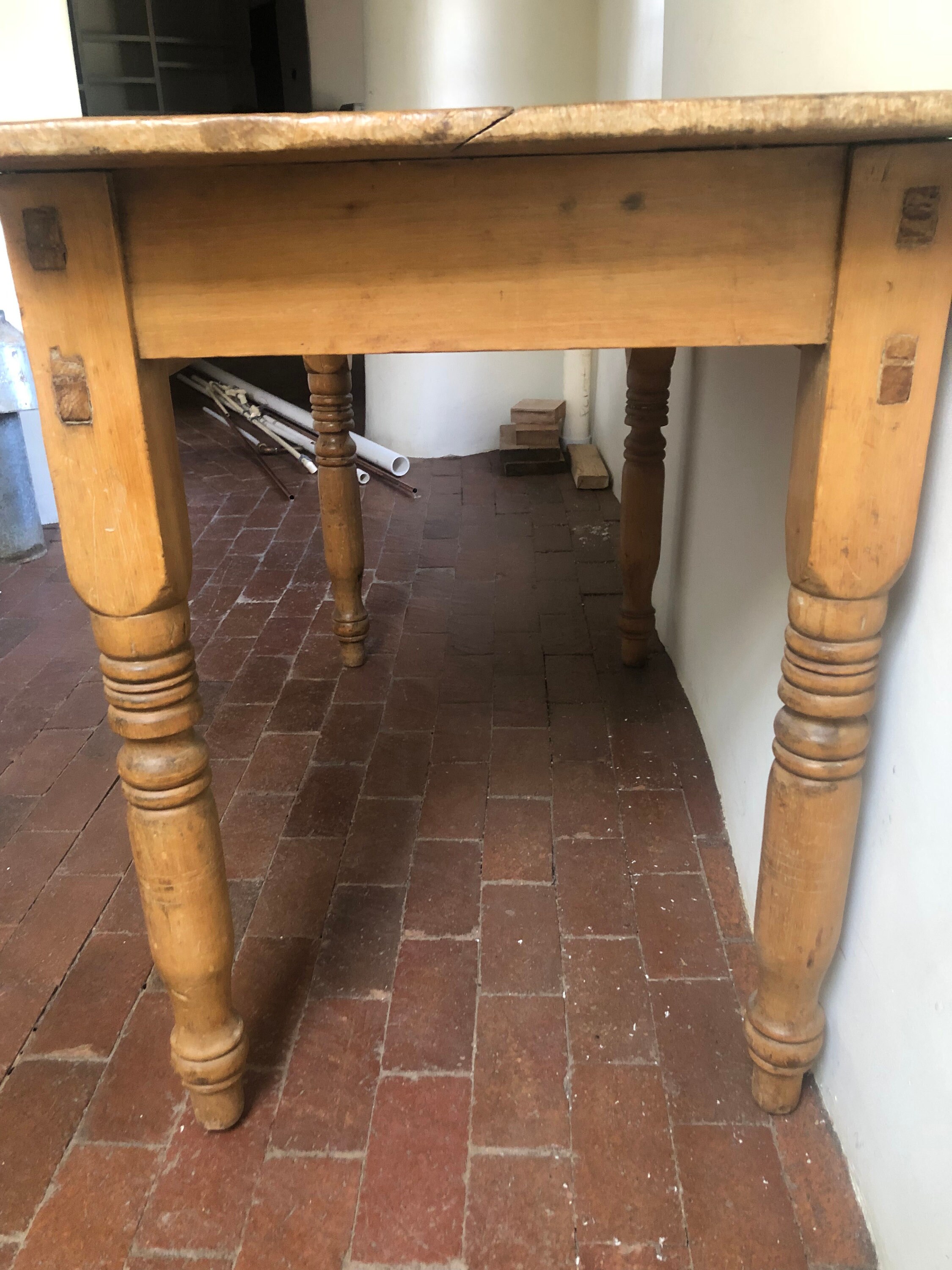 Antique Mexican Sabino Wood Single Board Table - Etsy