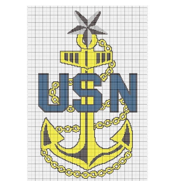 Crochet Us Navy Pattern - Etsy