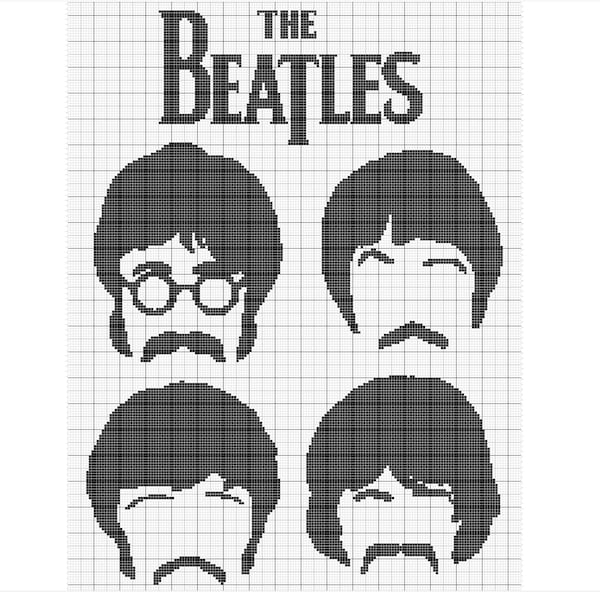 Beatles Crochet Graphgan Pattern - Etsy