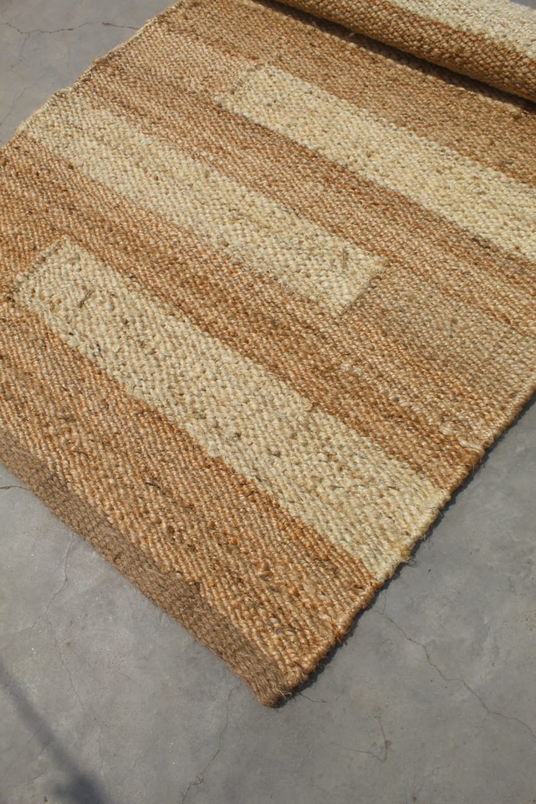Natural Jute Hemp Runner Rug, Custom Size Jute Hemp Runner, Hemp for ...