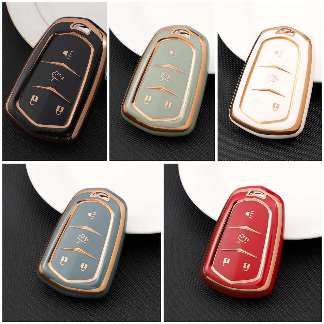 Cadillac Car Key Cover Soft Premium TPU Protector Case for Keyless ...