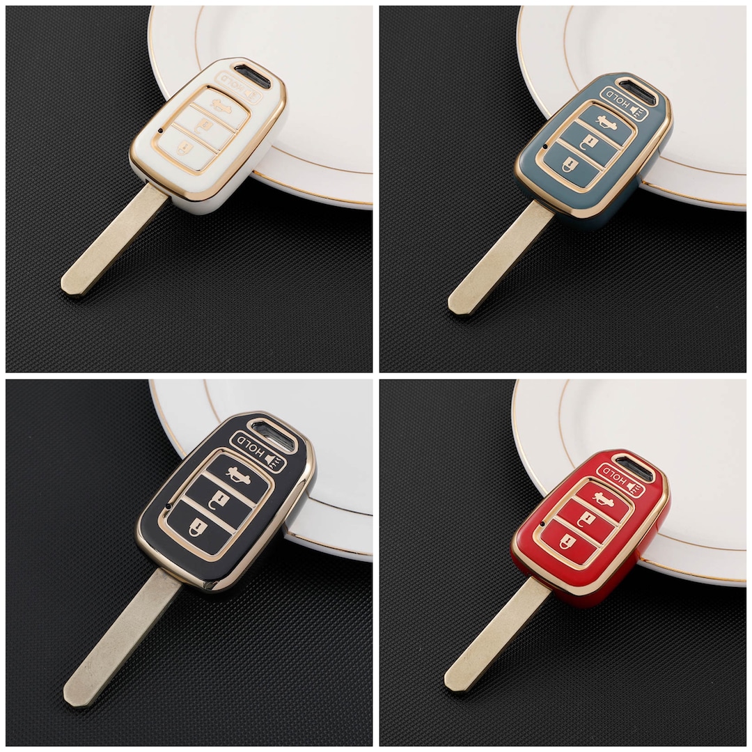 Honda Car Key Cover Soft Premium TPU Protector Case for Key FOB Cover ...