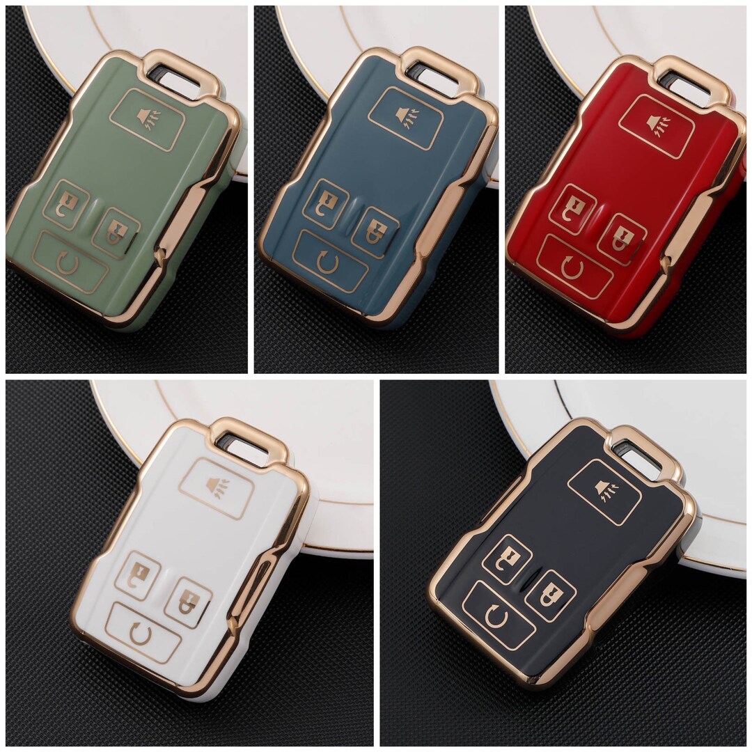 Custom GMC Car Key Cover for Sierra Yukon and Canyon Soft Protector ...