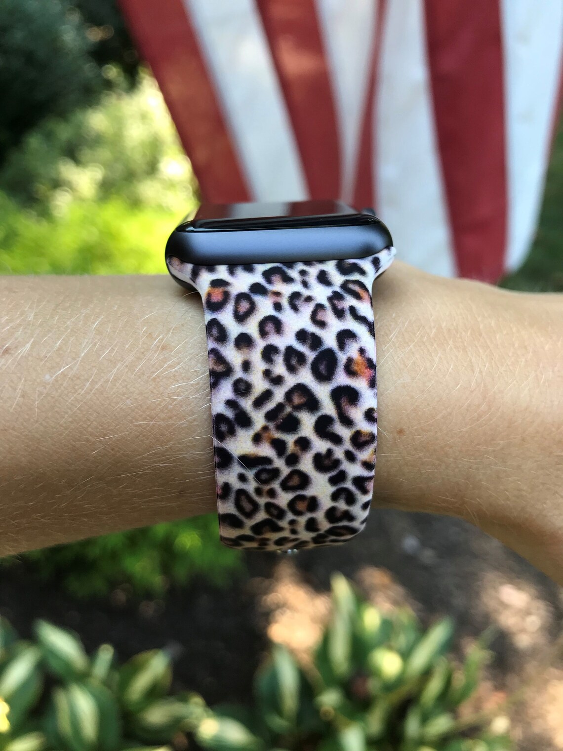 Leopard Cheetah Print Silicone Watch Band Compatible With - Etsy
