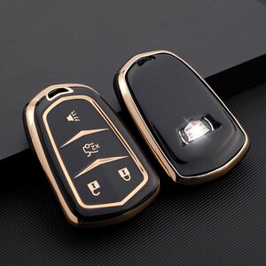 Cadillac Car Key Cover Soft Premium TPU Protector Case for Keyless ...
