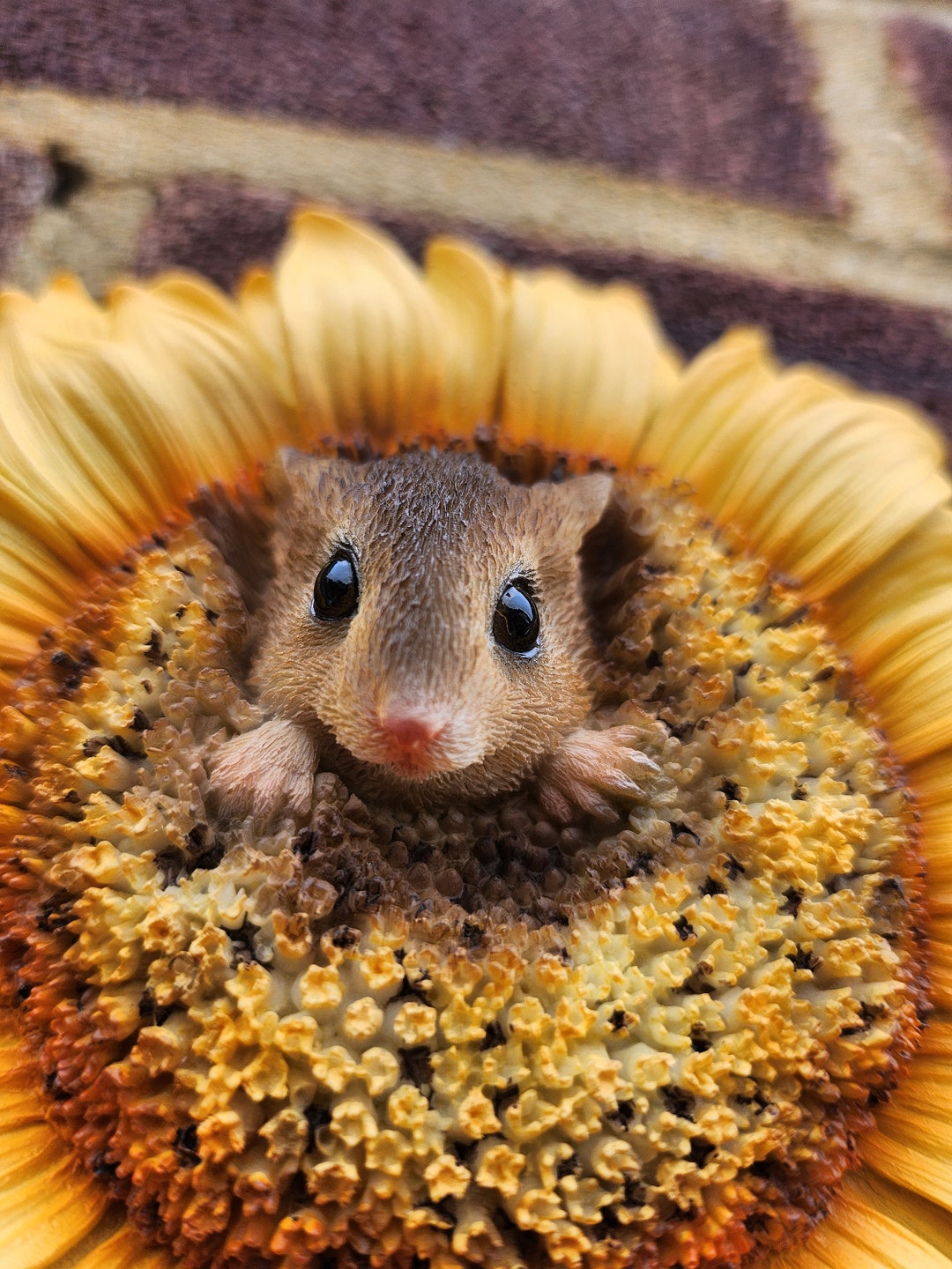 Hanging Harvest Mouse in Sunflower Garden Ornament Mice Gifts Mouse ...