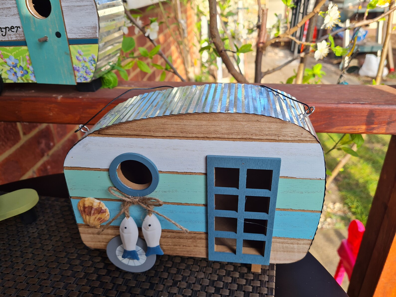 Camping Caravan Birdhouse Resin Birdhouses Nautical - Etsy