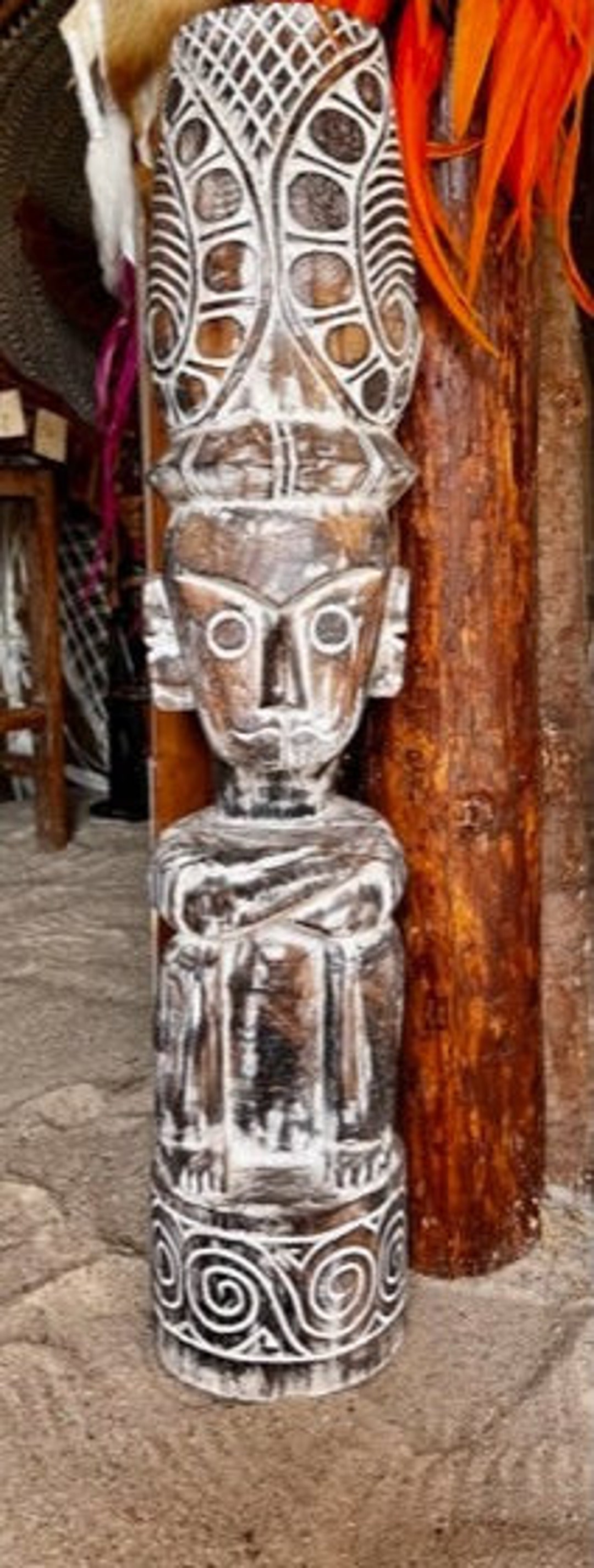 Totem Pole Wood Indian Decoration, Totem Pole Wood, Torture Pole Maya ...