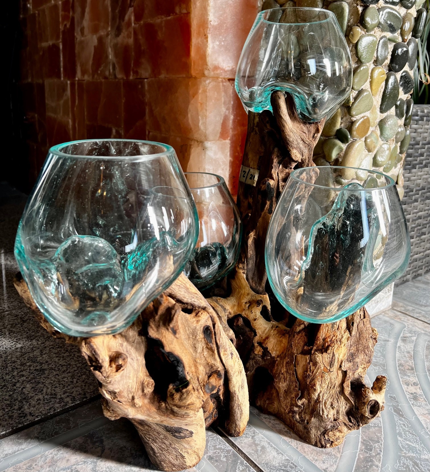 Root Wood Flower Vase Liqva Vase Decoration Garden House Apartment ...