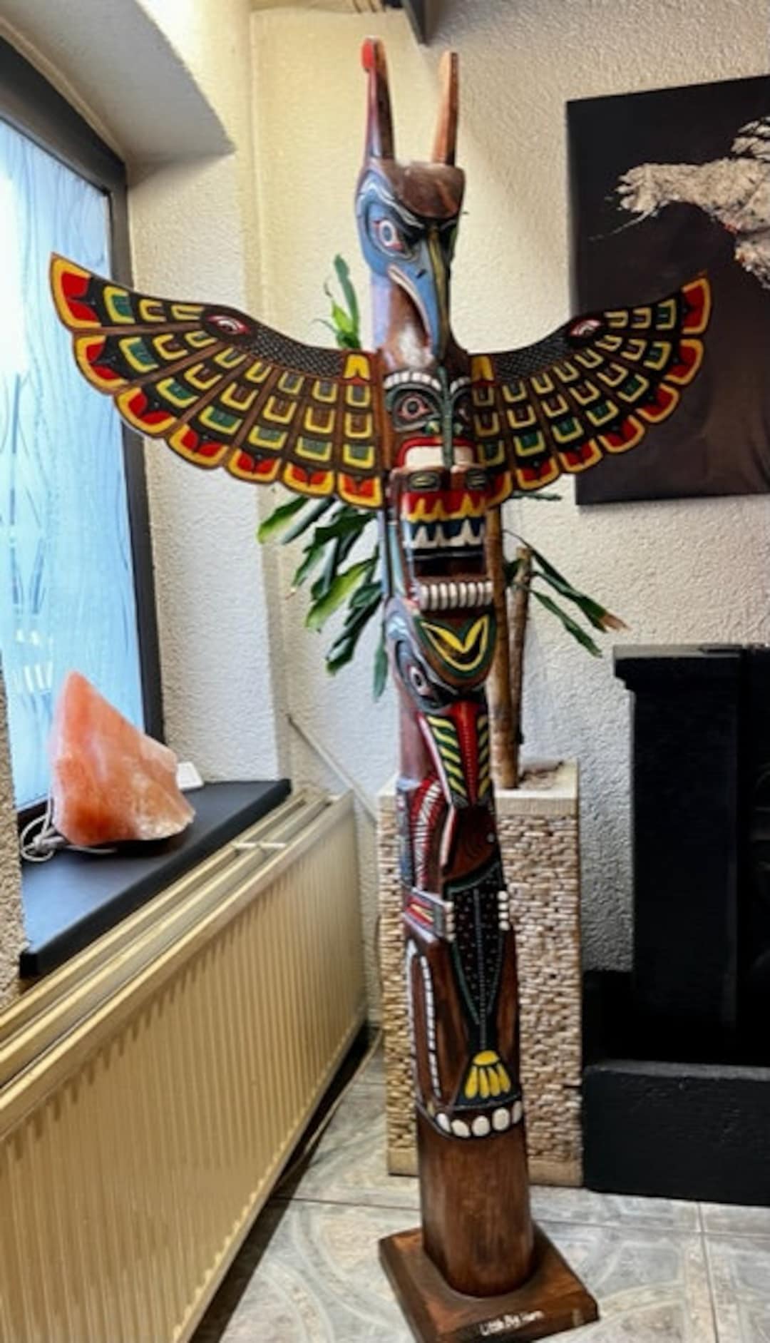 Totem Pole Decoration Totem Pole Martial Pole Height 2.00 - Etsy