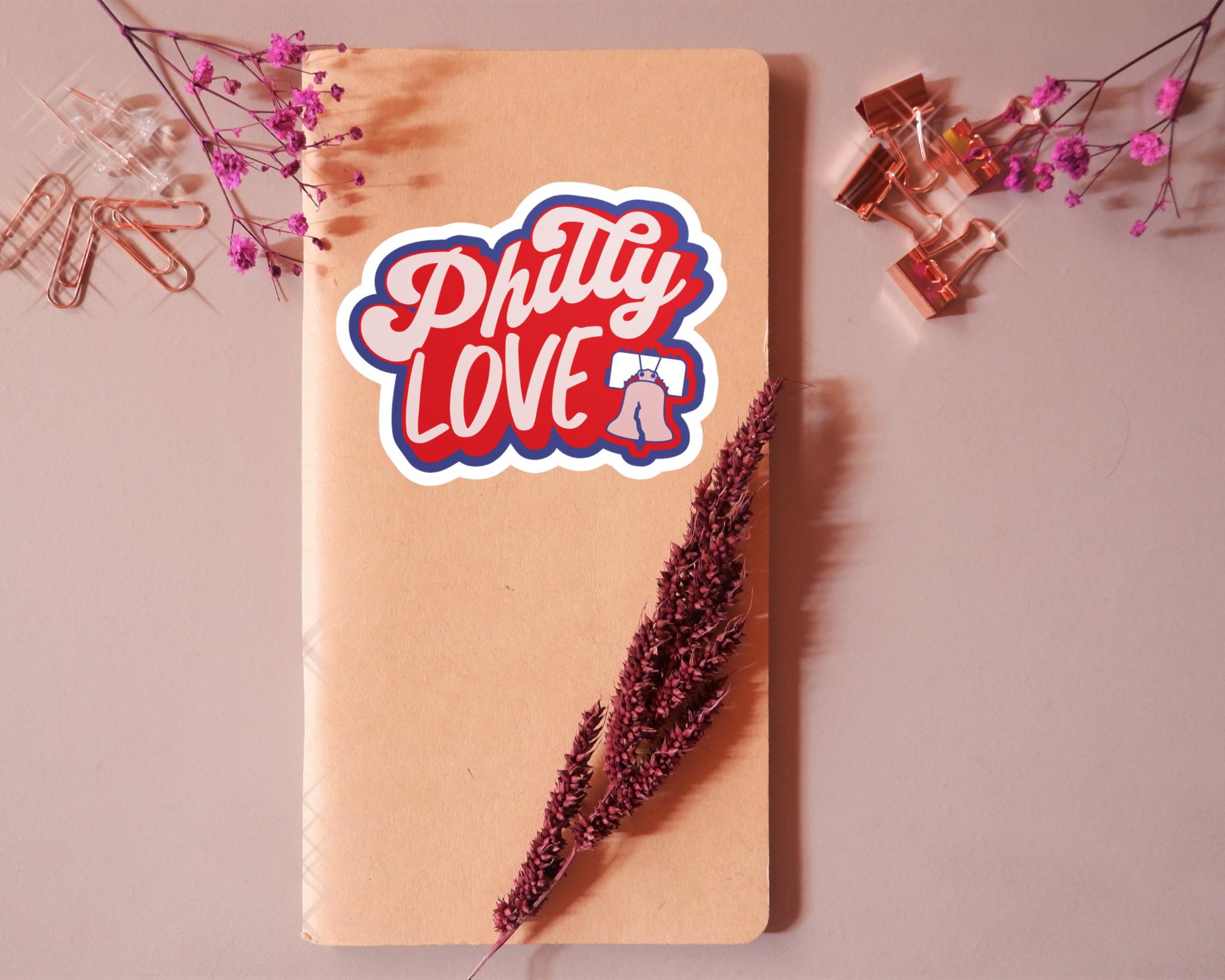 Philly Sticker, Philly Love Vinyl Decal, Philadelphia Vinyl Sticker for ...