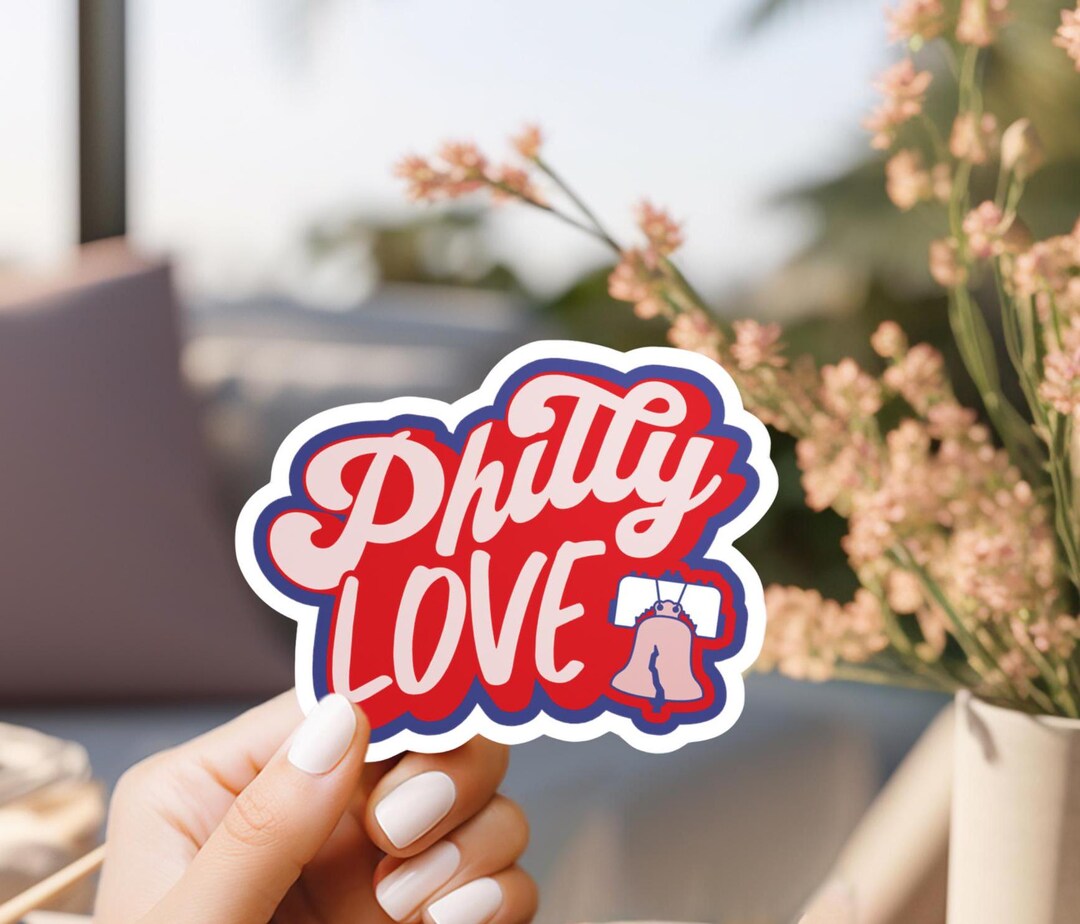 Philly Sticker, Philly Love Vinyl Decal, Philadelphia Vinyl Sticker for ...