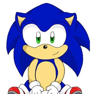 Chibi Sonic the Hedgehog Sticker - Etsy