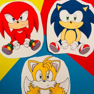 Chibi Sonic the Hedgehog Sticker - Etsy