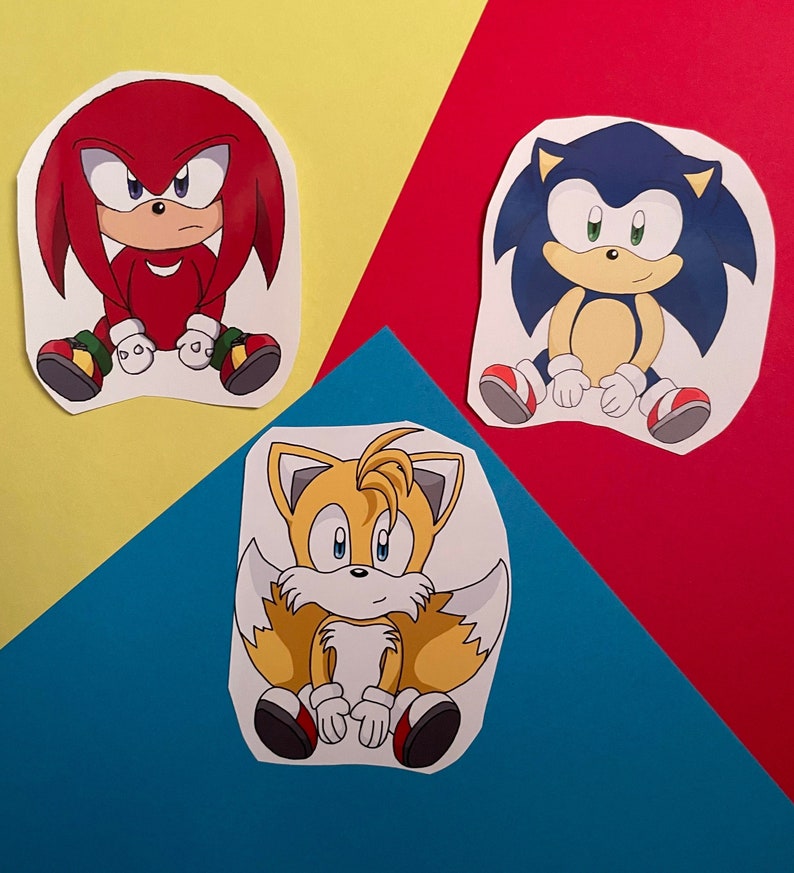 Chibi Sonic the Hedgehog Sticker - Etsy