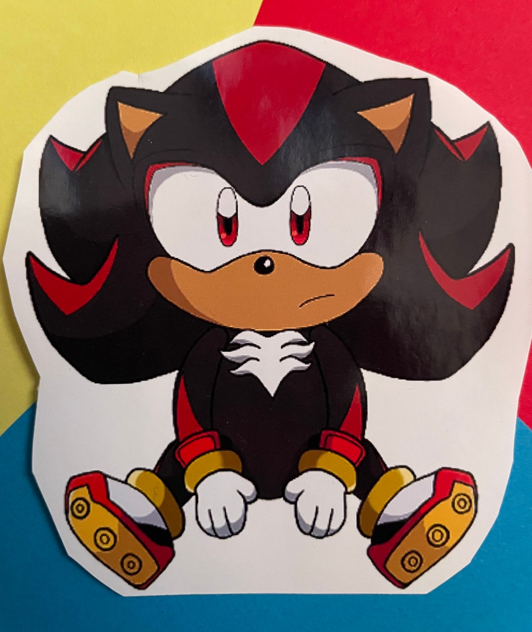 Chibi Shadow the Hedgehog Sticker - Etsy