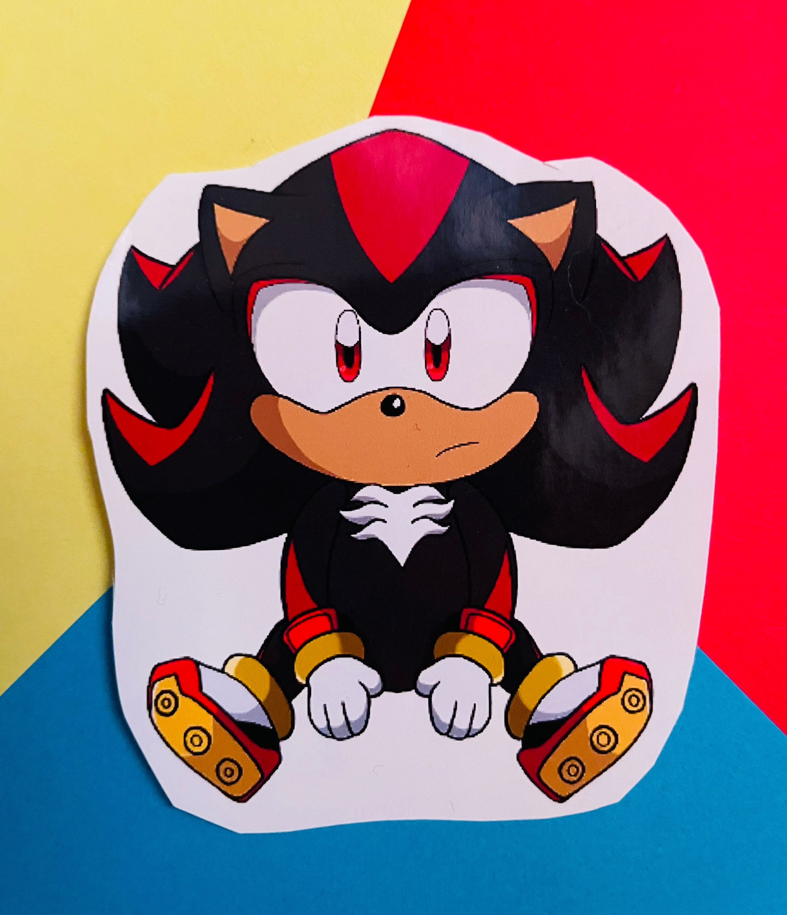 Chibi Shadow the Hedgehog Sticker - Etsy
