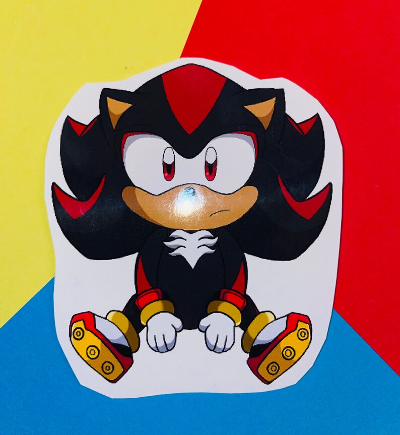 Chibi Shadow the Hedgehog Sticker - Etsy