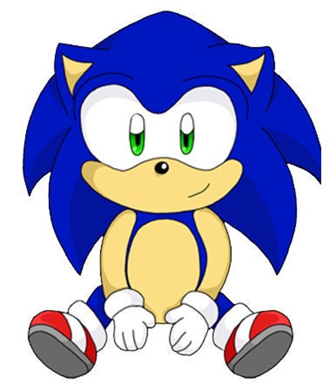 Chibi Sonic the Hedgehog Sticker - Etsy