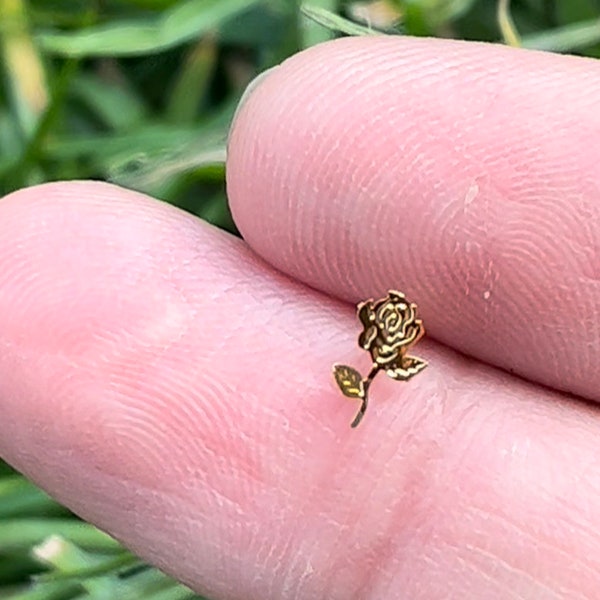 Delicate Nose Ring - Etsy UK