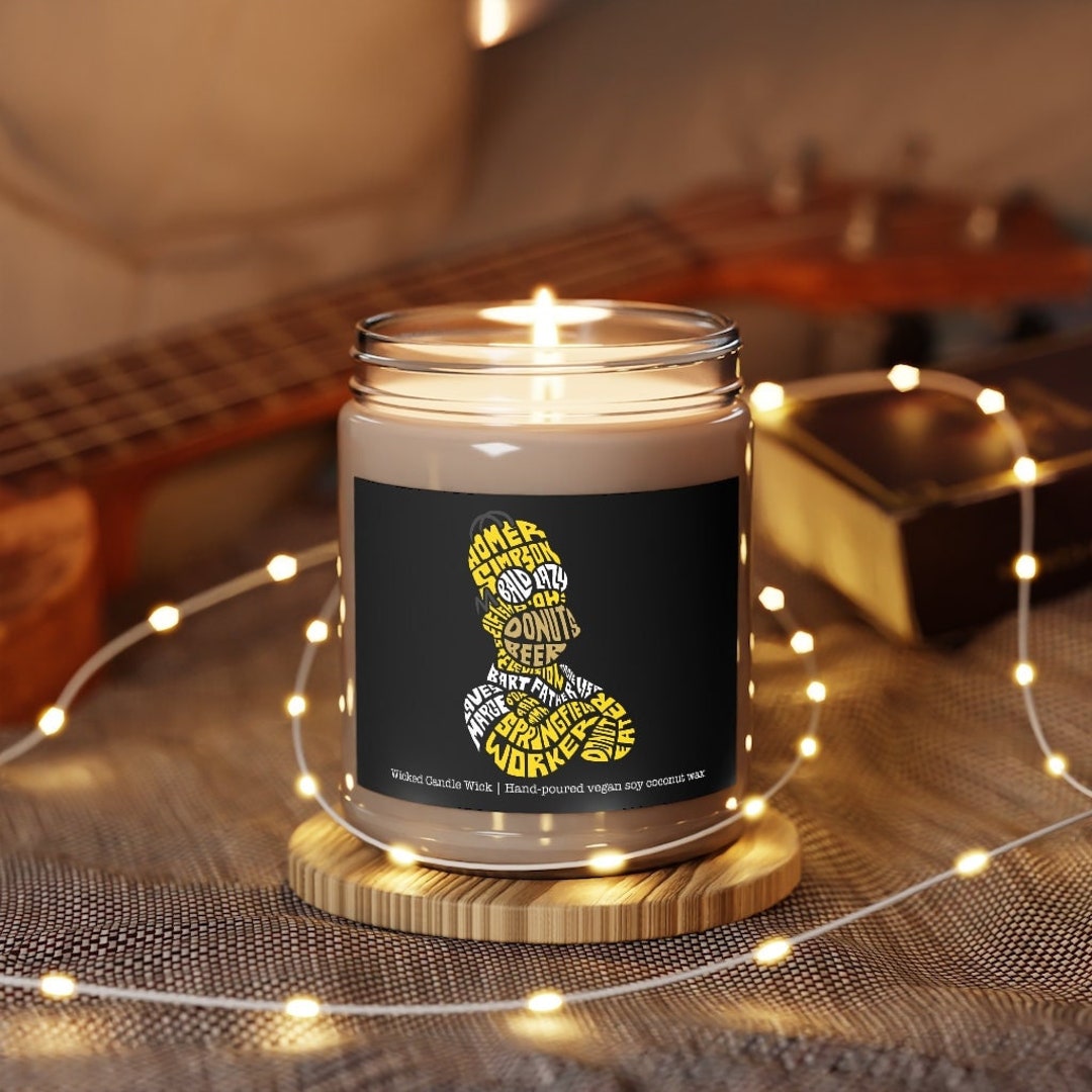 Homer Simpson Aromatherapy candles, 9oz | the Simpsons Candle | Homer ...