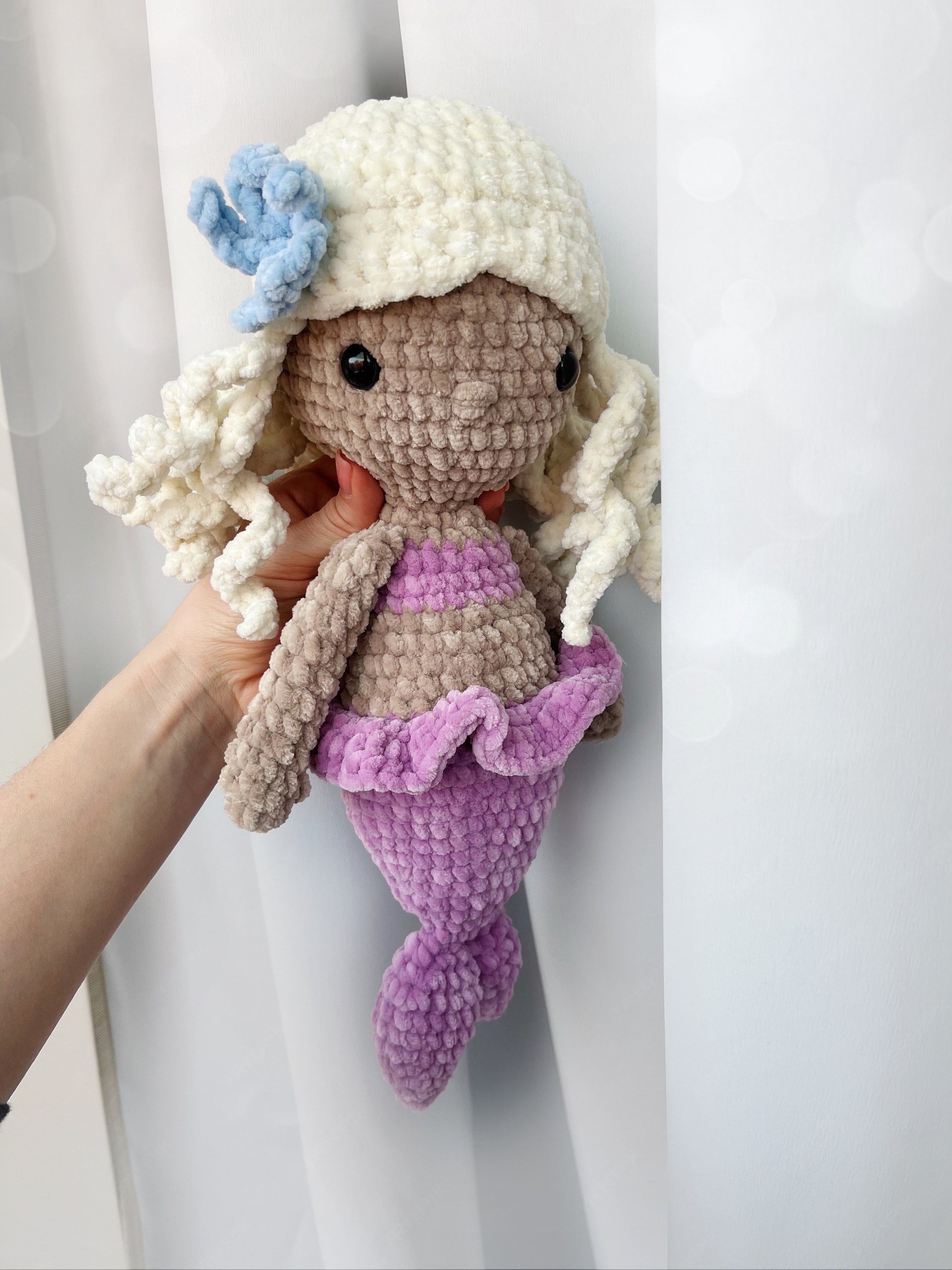 Extra Large Plush Toy, Giant Plush Mermaid Doll, Plush Mermaid Toy ...