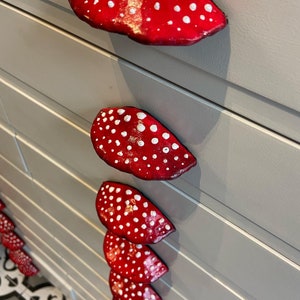 Handmade Mushroom Drawer Handles Set of 4 - Etsy