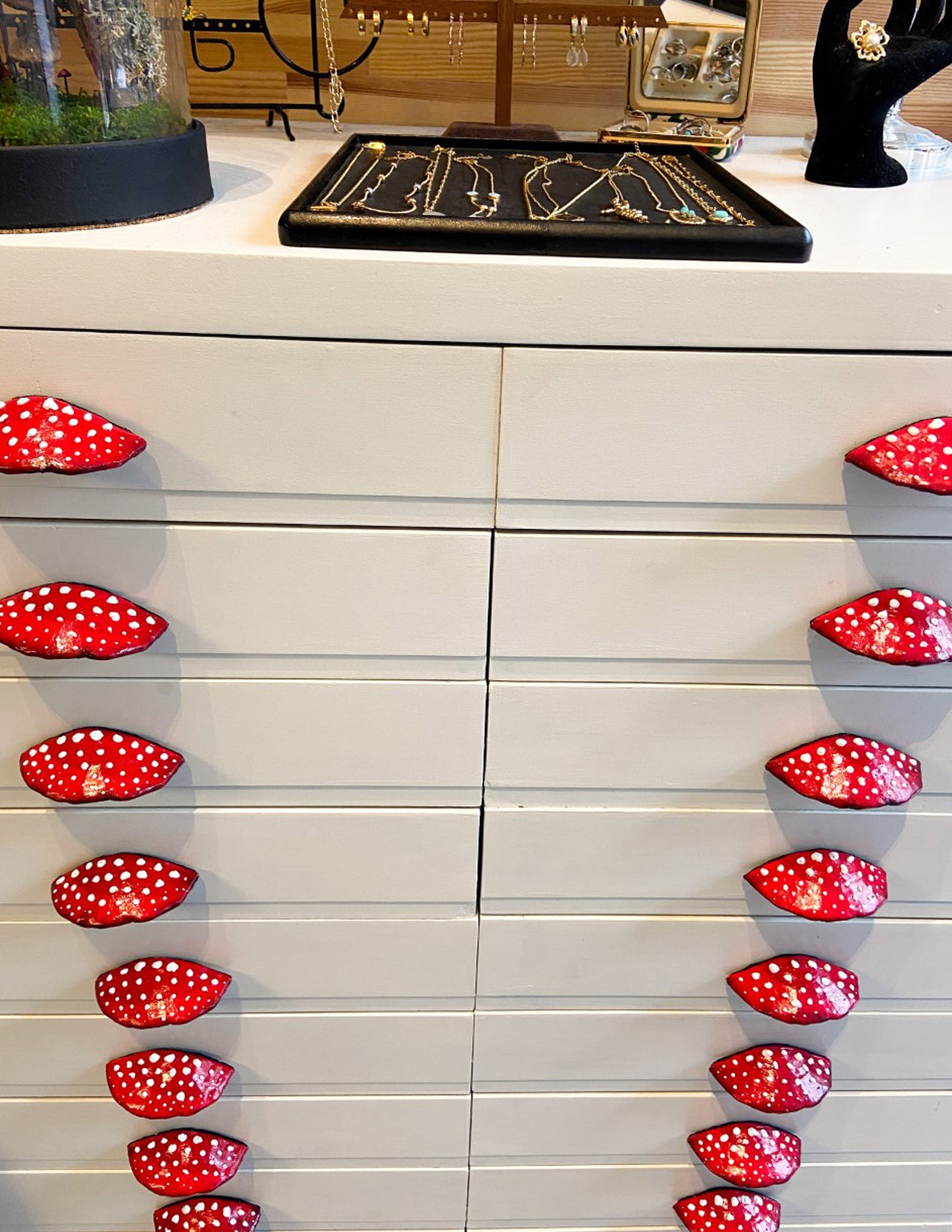 Handmade Mushroom Drawer Handles Set of 6 - Etsy