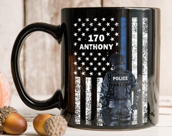 Custom Police Coffee Mug - Etsy