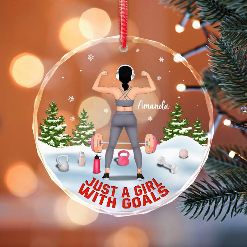 Fitness Gifts, Fitness Christmas Ornament 2025, Christmas Tree ...
