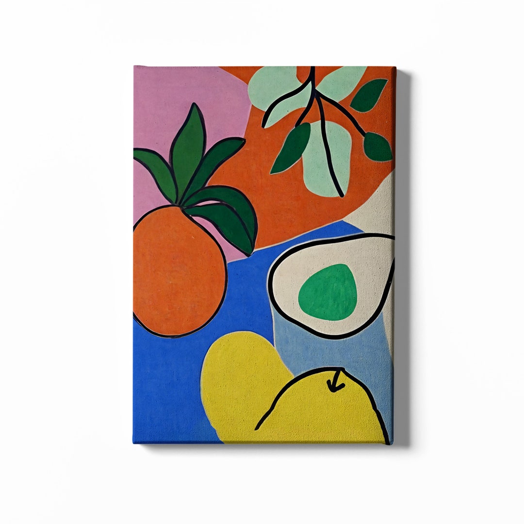Henri Matisse Print, Fruits Canvas, Matisse Fruits Print, Wall Art ...
