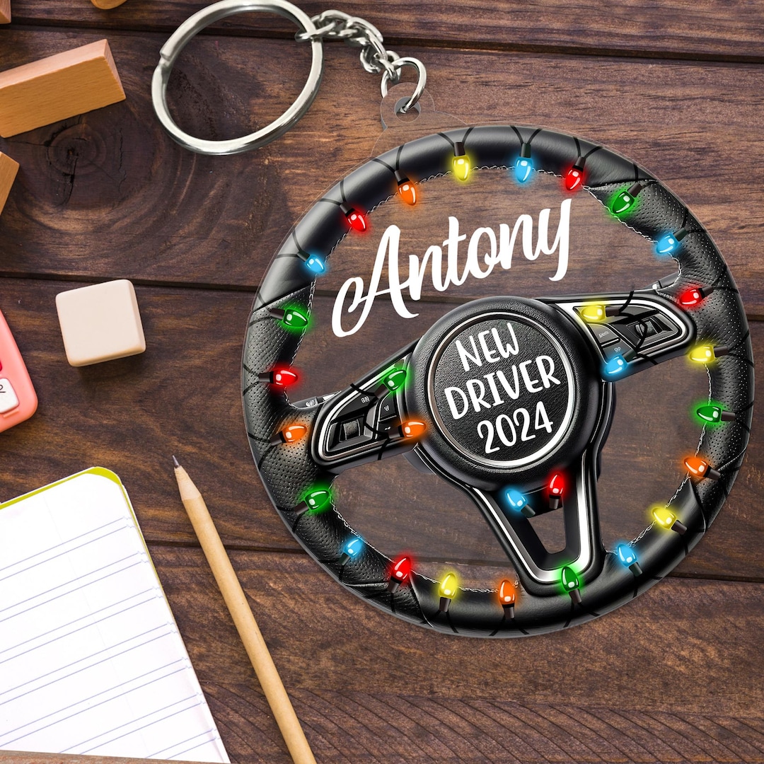Personalized New Driver Keychain, First Car Gift for Driver, Driver ...