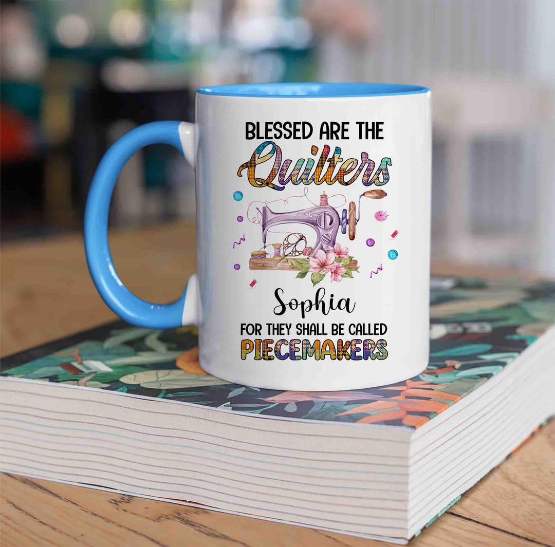 Personalized Sewing Coffee Mug, Gift for Sewers, Sewing Coffee Mugs for ...