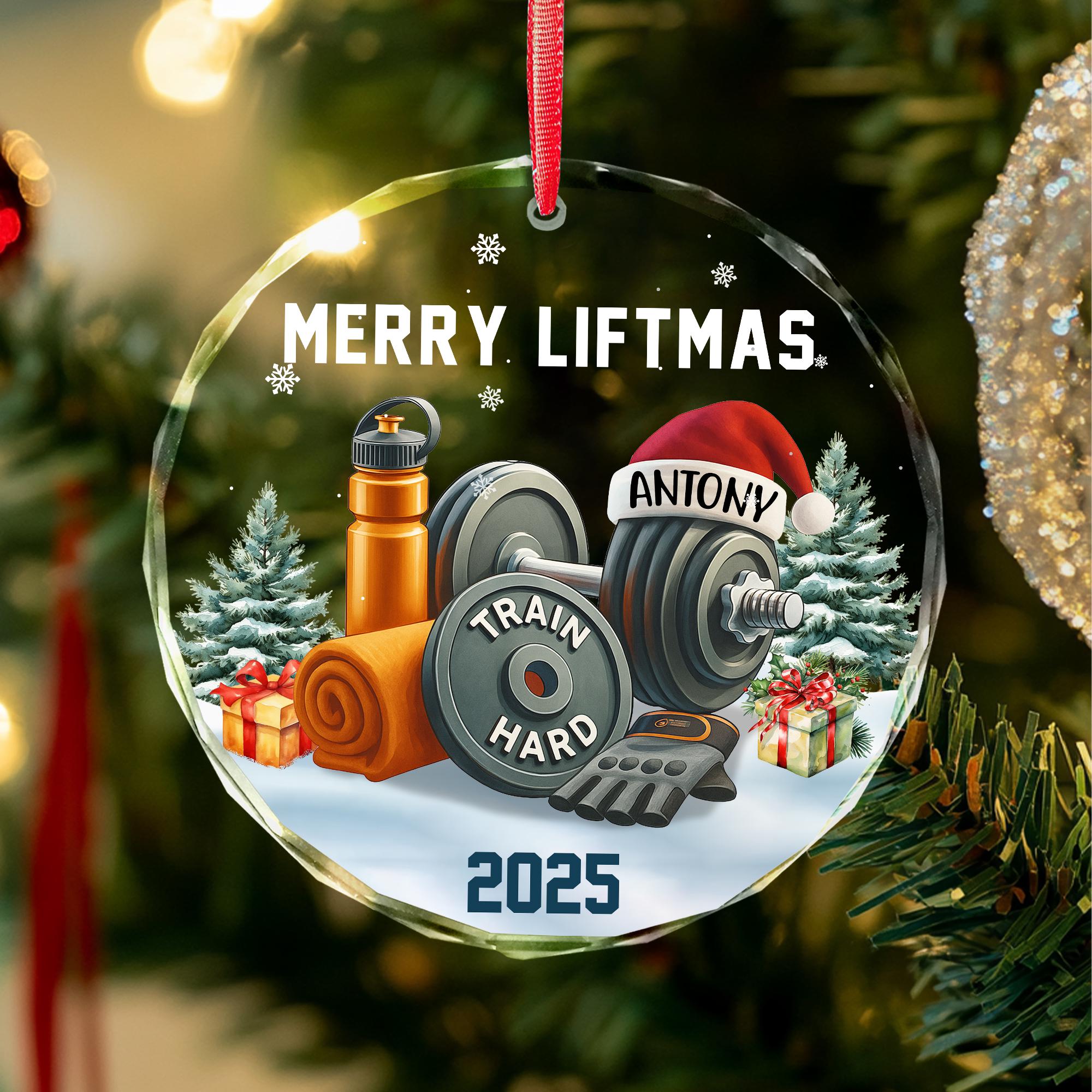 Gym Ornament 2025, Weight Lifting Ornaments for Christmas Tree, Weight ...
