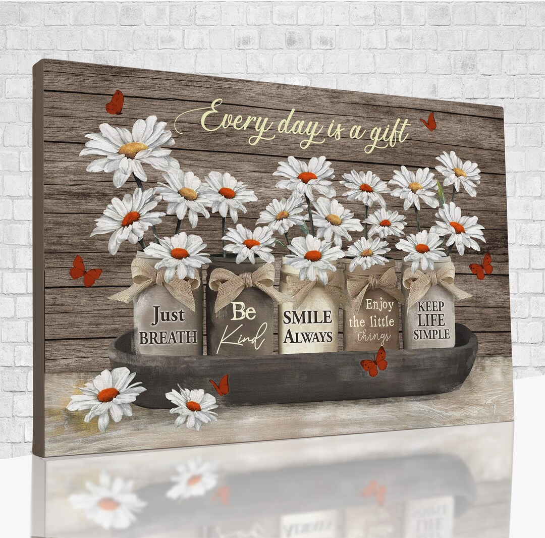 Daisy Wall Decor, Christian Gifts, Bible Verses Wall Decor ...