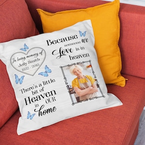 Memorial Pillows With Pictures, Throw Pillows, Customize Pillow ...