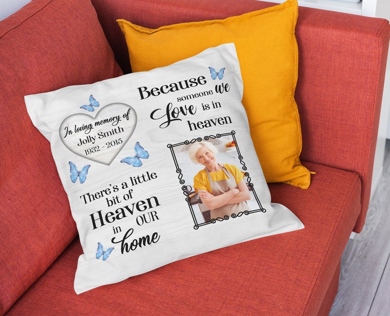 Memorial Pillows With Pictures, Throw Pillows, Customize Pillow ...