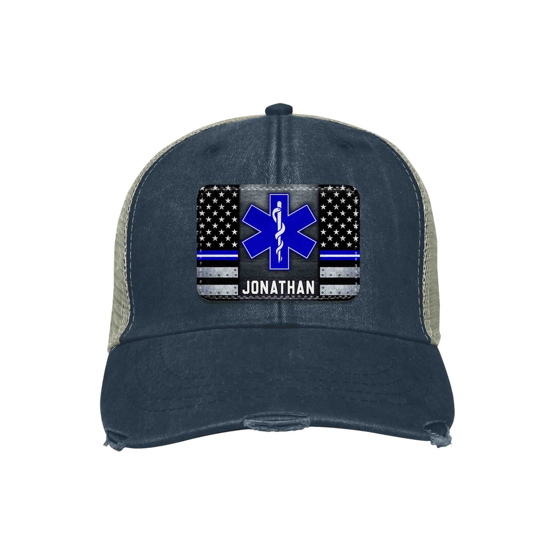 Personalized EMS EMT Paramedic Cap, Ollie Cap, Gift for Medical Worker ...
