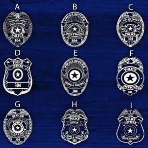 Personalized Name Logo Number Badge Police Officer Blanket, Custom Thin ...