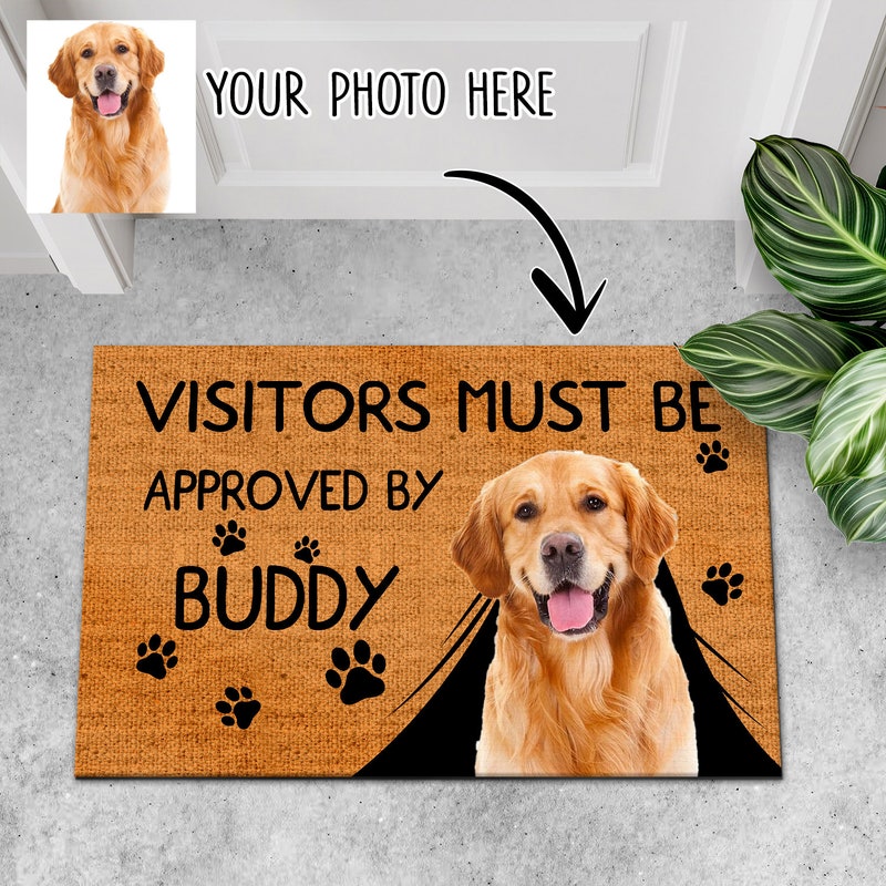 Dog Door Mat - Etsy