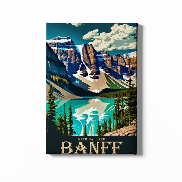 Vintage Banff Poster - Etsy