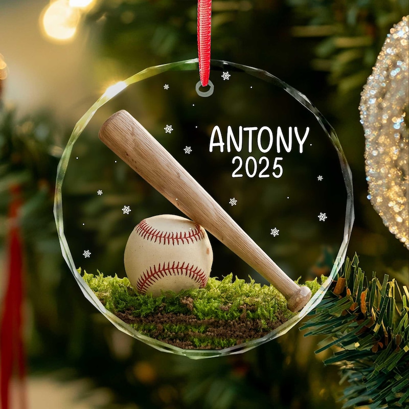 Dad Baseball Ornaments - Etsy