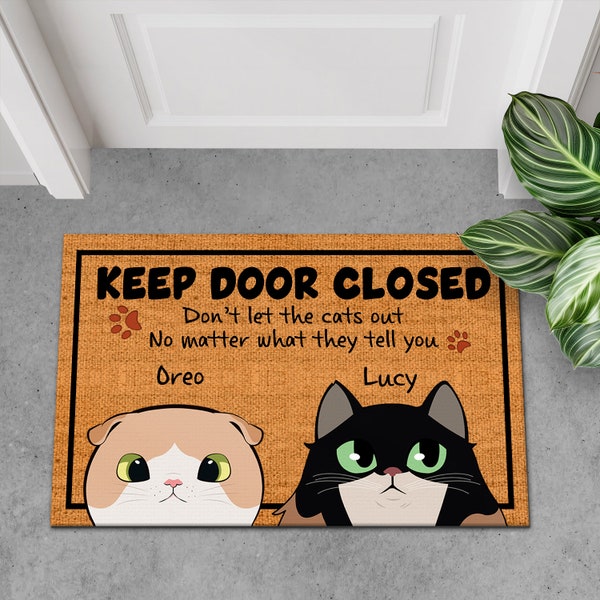 Cat Doormat - Etsy