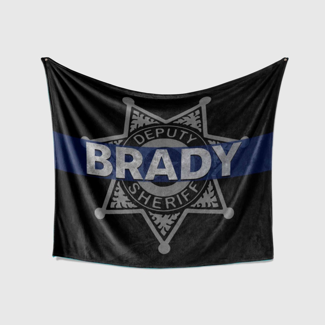 Personalized Custom Name Badge Deputy Sheriff, Thin Line Lives Matter ... Personalized Custom Name Badge Deputy Sheriff, Thin Line Lives Matter ...