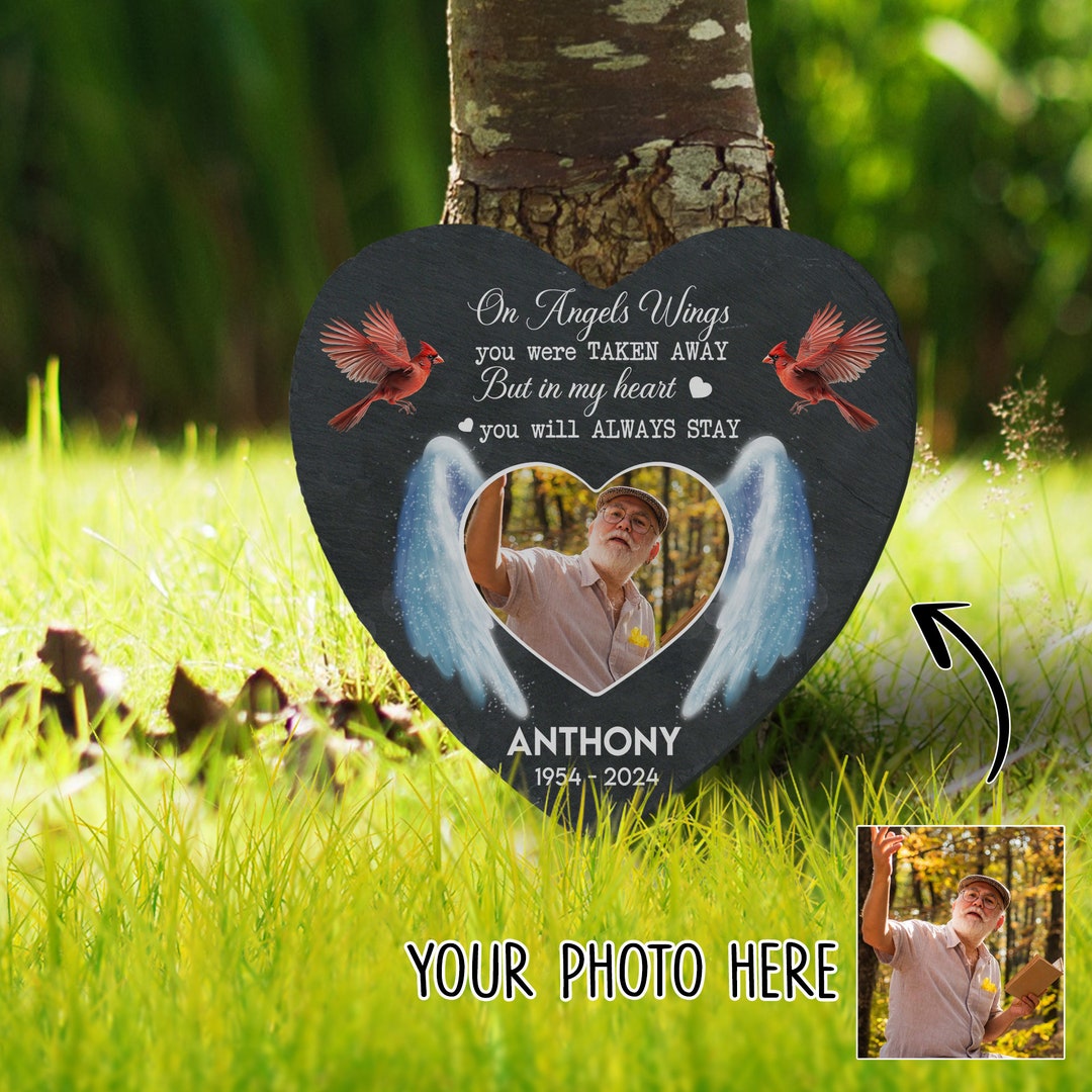 Personalized Memorial Stone, Cemetery Decorations for Grave, Memorial ...