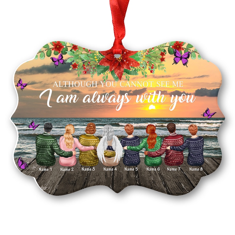 Ornament Personalized Although You Cannot See Me I Am Always - Etsy