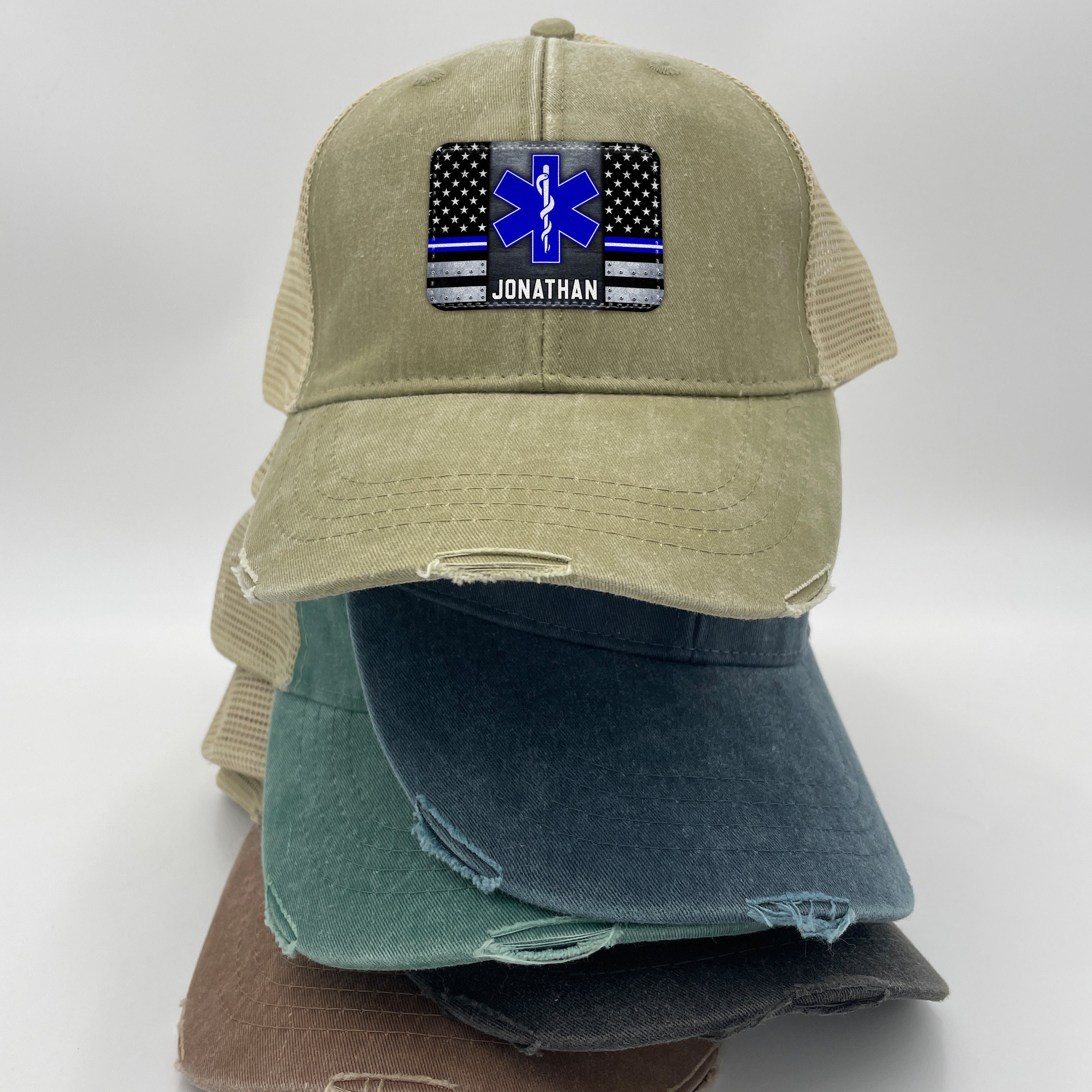 Personalized EMS EMT Paramedic Cap, Ollie Cap, Gift for Medical Worker ...