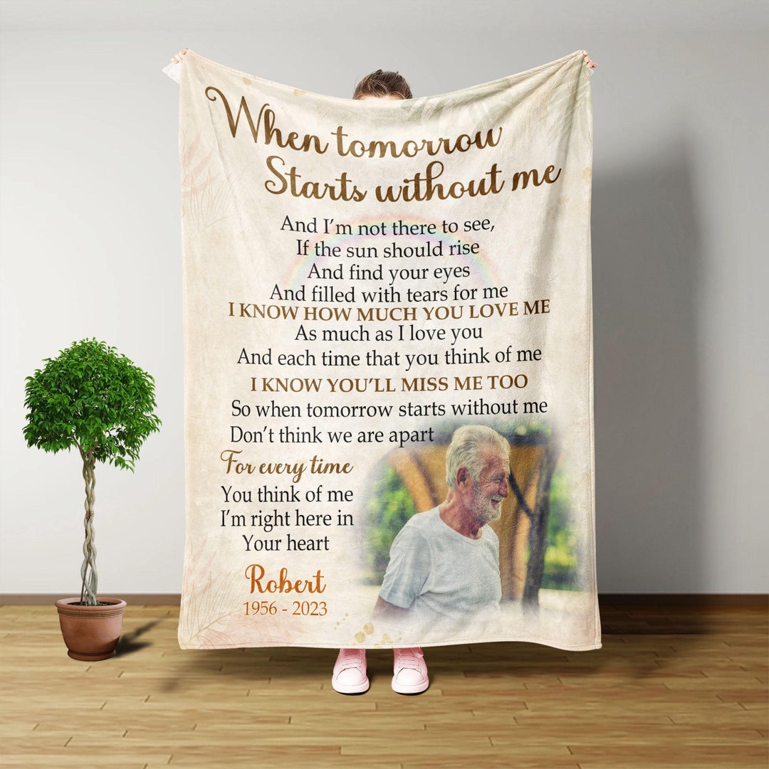 Custom Blanket, Memorial Blanket, Throw Blanket, Sympathy Gifts for ...