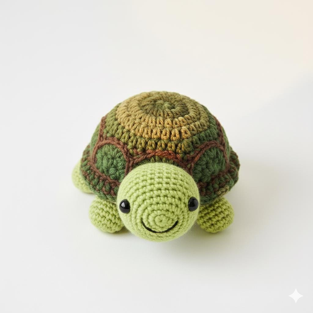 Turtle Crochet Pattern | Adorable Amigurumi Turtle PDF | Beginner ...