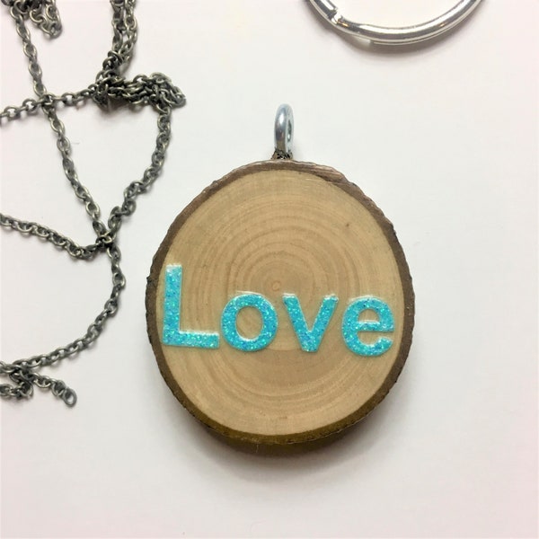 Wood Slice Necklace - Etsy